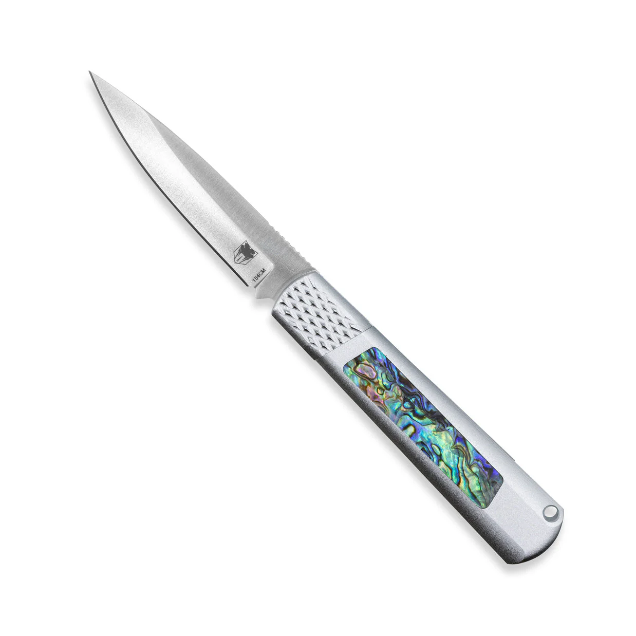 CobraTec Gideon Hidden Release with 154CM - Silver and Abalone ...